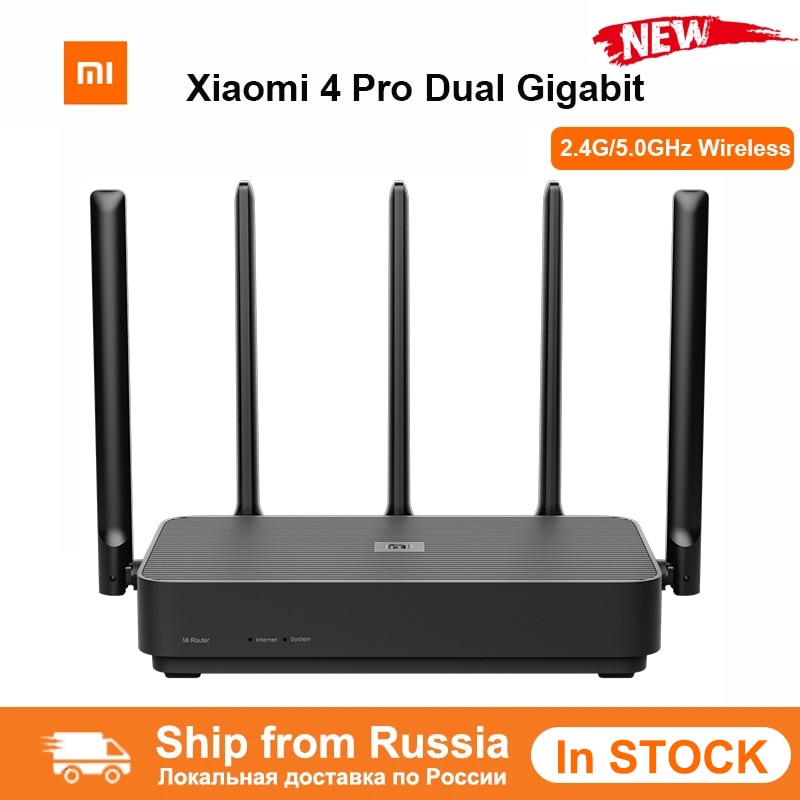 2020 Xiaomi Mi Router 4 Pro 4Pro Gigabit Dual-Band 1317Mbps 2.4G/5.0GHz Wireless Router Wifi ...