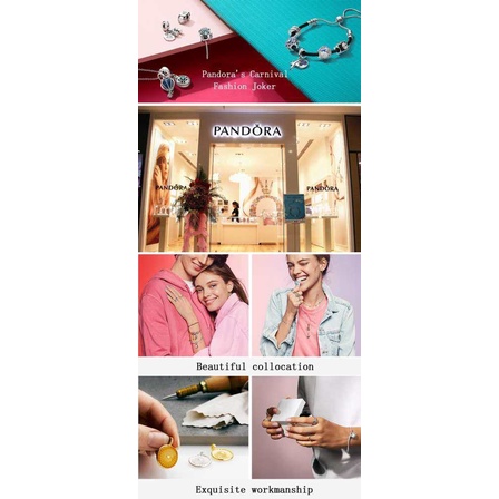 สร้อยข้อมือแพนดอร่าโรสโกลด์ Pandora bracelet Rose Gold Moments Classic ...