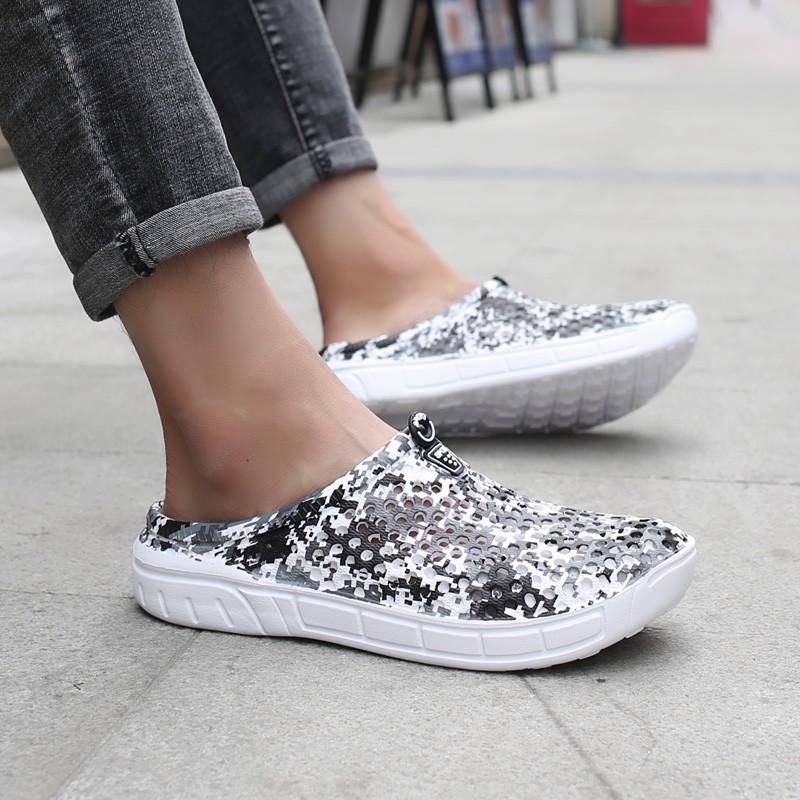 พร้อมส่ง รองเท้าแตะ กันลื่น น้ําหนักเบา ระบายอากาศ เหมาะกับเดินชายหาด สําหรับผู้ชาย 1614 MXYD ...