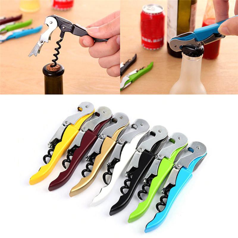 7 Colors Stainless Steel Multifunction Wine Opener Beer Cap Bottle ...