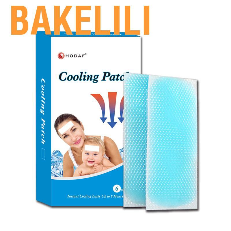 Bakelili Cooling Patch Fever Reducing Gel Plaster Forehead Pad for ...