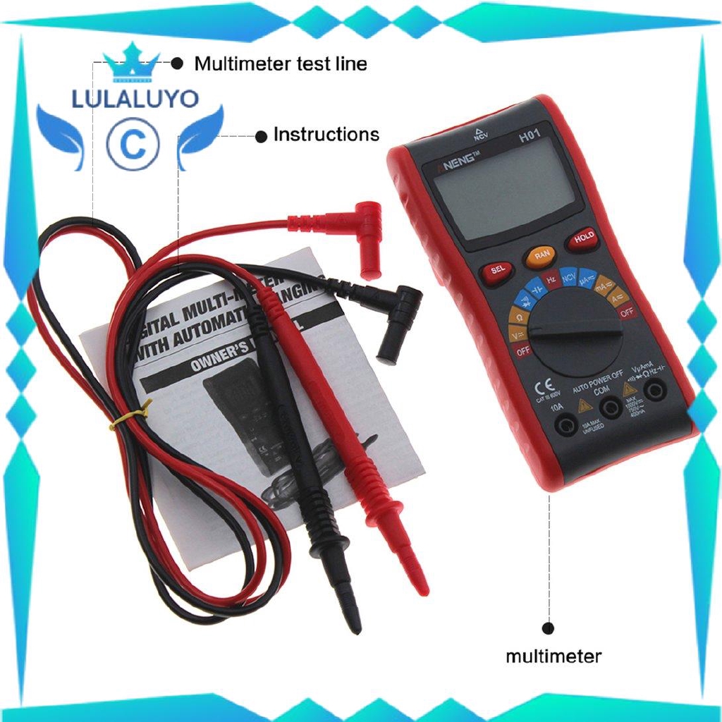 MC Mini Multimeter Digital Multimeter Auto Range Tester Multimeter“In ...
