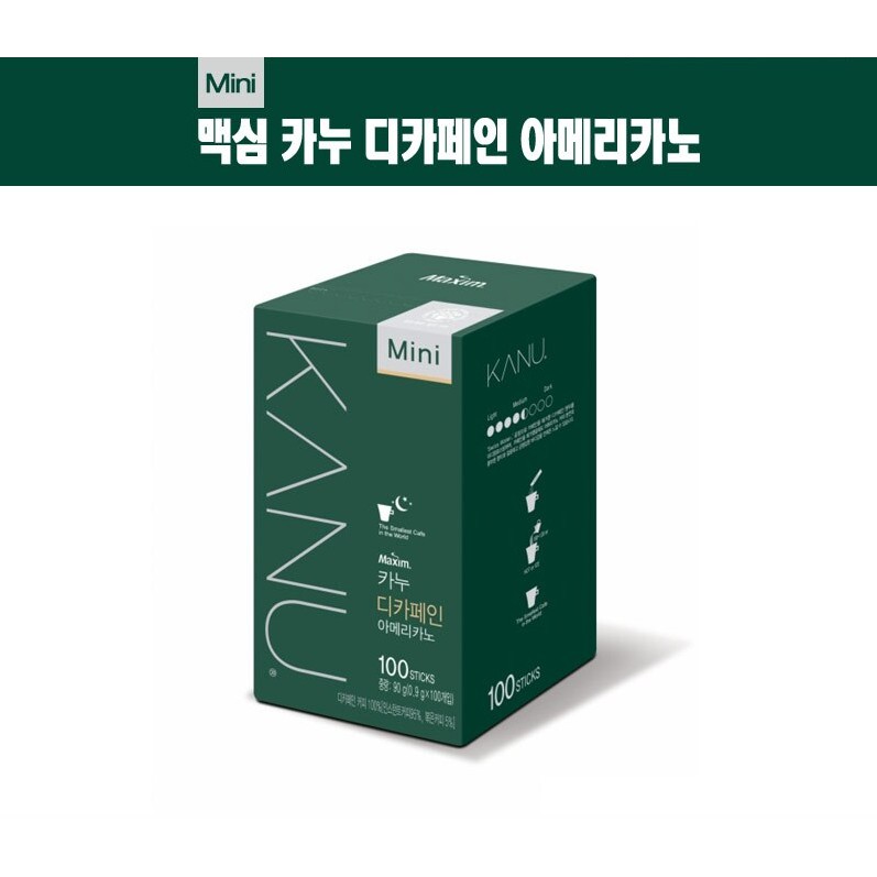 limited addition just 10pcs กาแฟเกาหลี maxim kanu mini decaffeinated ...