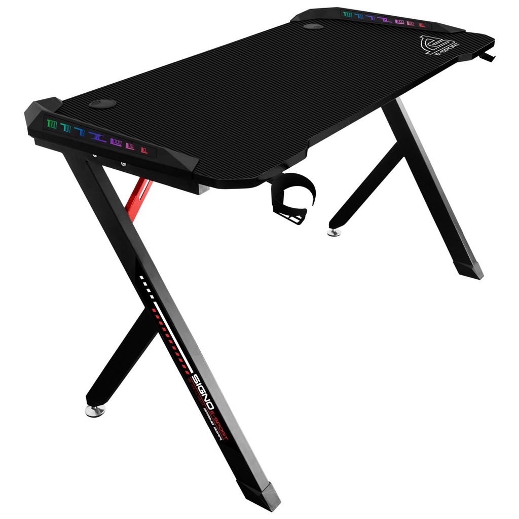 โต๊ะเกมมิ่ง SIGNO E-Sport RGB Gaming Table รุ่น GT-100 Signo GT100 โต๊ะ ...