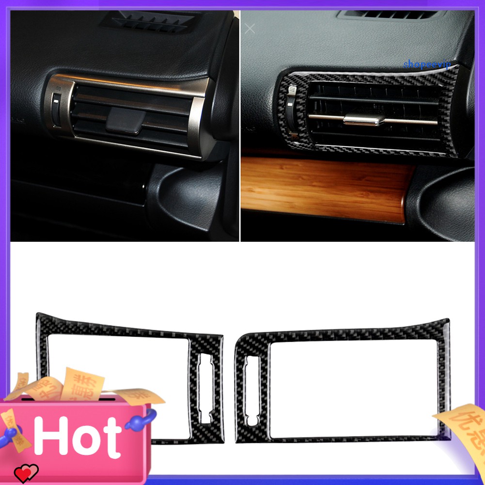 Xs8X2 ชิ้น / ชุด Co - Plilot สติ๊กเกอร์คาร์บอนไฟเบอร์สําหรับ Lexus ...