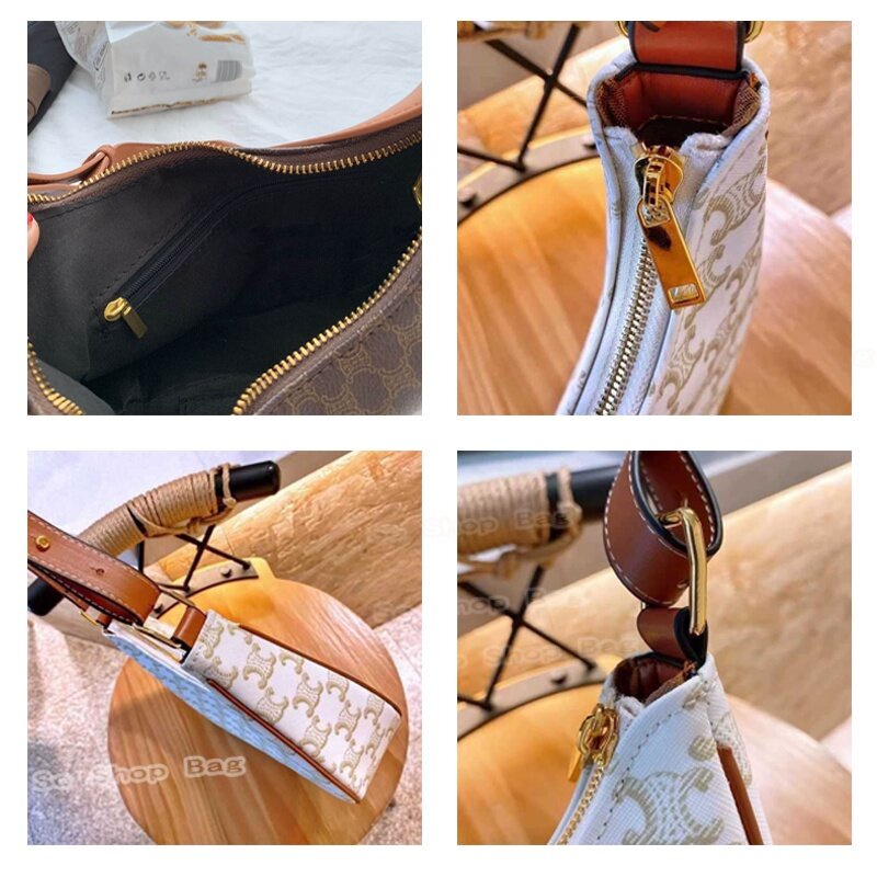 【Coco-mall】COD จัดส่งภายใน 2 วัน lisa สไตล์เดียวกัน PU ถุงใต้วงแขน กระเป๋าถือ กระเป๋าสะพายไหล่ ...