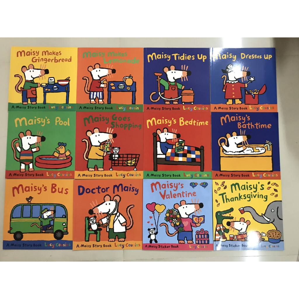 นิทานภาษาอังกฤษ Maisy set 10 เล่ม sticker book 2 เล่ม - mamy.melody ...