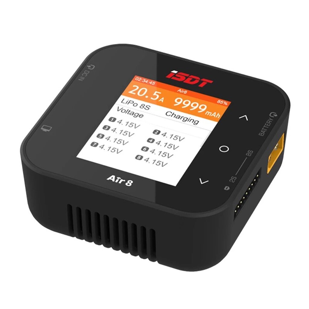 เครื่องชาร์จ ISDT Air 8 รุ่น 2022 Q8 BattGo 500W 20A BALANCE Charger 1-8S Lipo Batt Air8 รุ่น ...