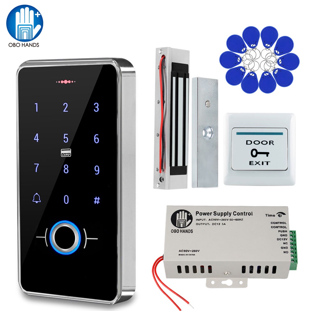 Fingerprint Door Access Control System Kit Ip68 Waterpro Outdoor Rfid Access Control Keypad ...