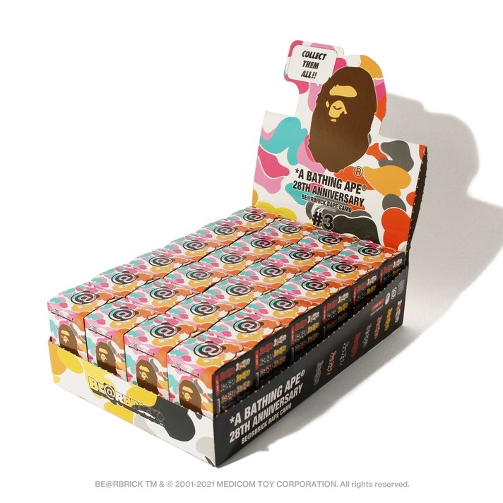 gachabox แบบสุ่ม Bearbrick BAPE CAMO series 3 A BATHING APE 28th ...