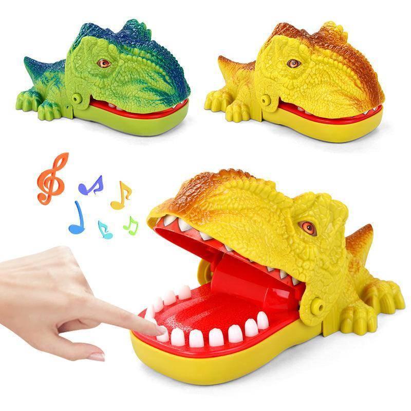 New Crazy Dinosaur Hand Biting Toy Big Mouth Monster Biting Organ Toy ...