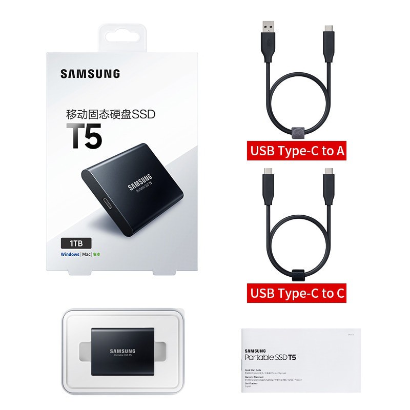 samsung T5 portable ssd hard drive 1TB 2TB 500GB External Solid State ...