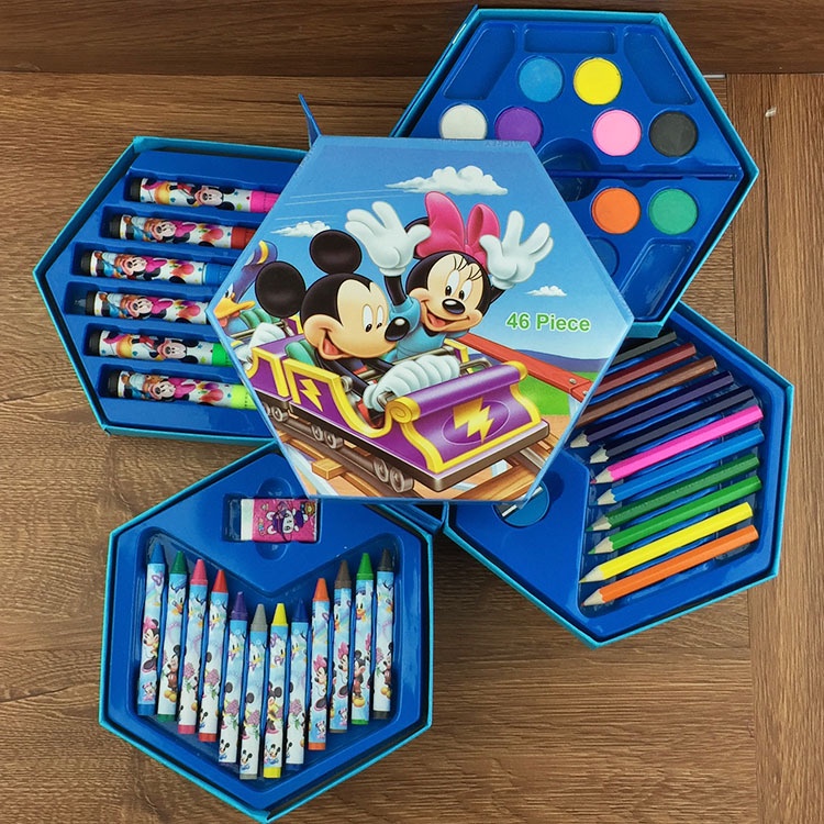 46pcs watercolor pencil combination painting suit pen child color pen ...