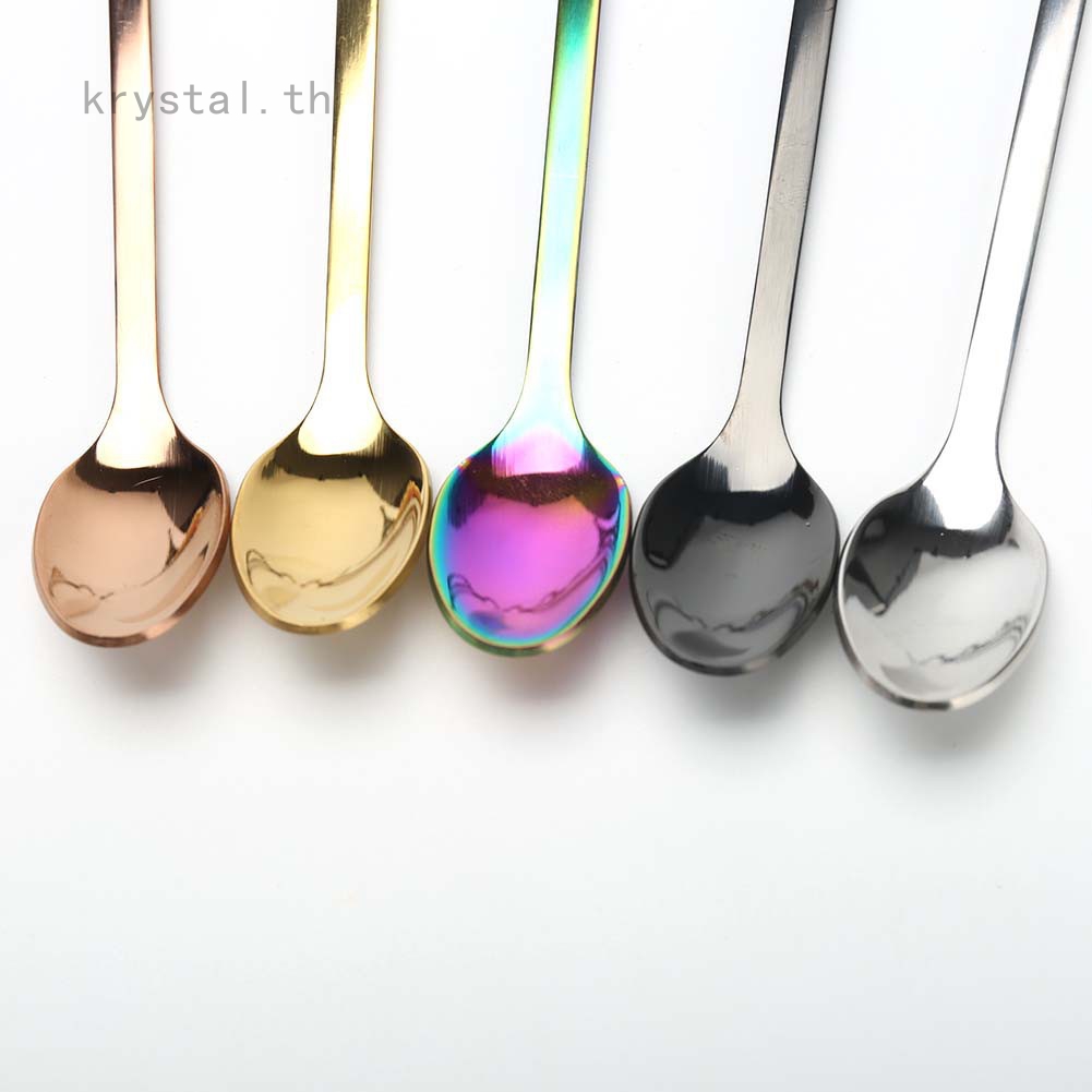 krystal ช้อนกาแฟสแตนเลสขนาดเล็กน่ารัก - krystal.th - ThaiPick