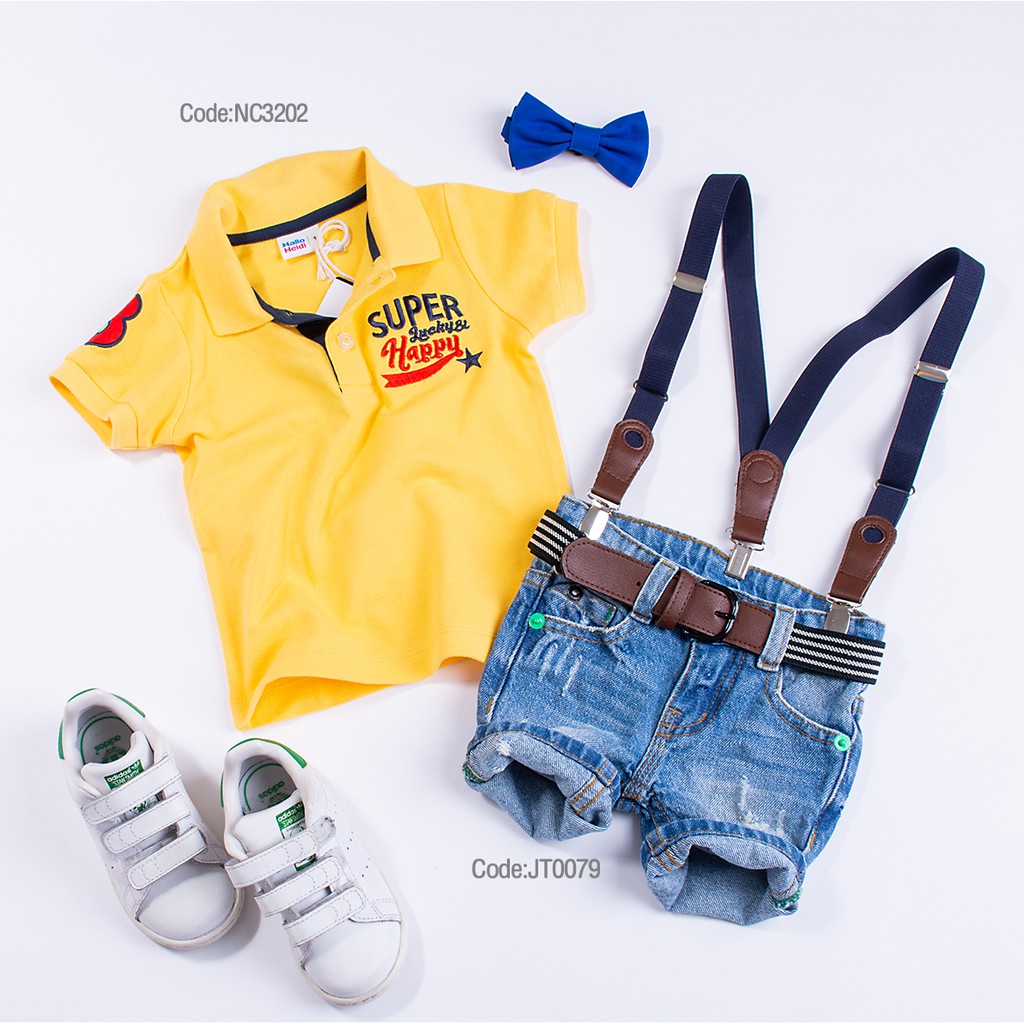 เสื้อโปโลเด็ก Hallo Heidi ฮัลโหล ไฮดี้ ผ้าคอตตอน 100% งานเกรดพรีเมี่ยม ...