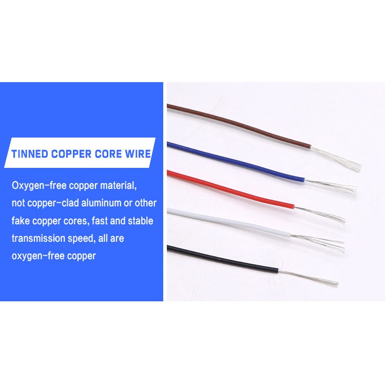 UL1571 26AWG Electronic Wire PVC Tinned Copper Wire, Heat-Resistant, Circuit Board Connection ...