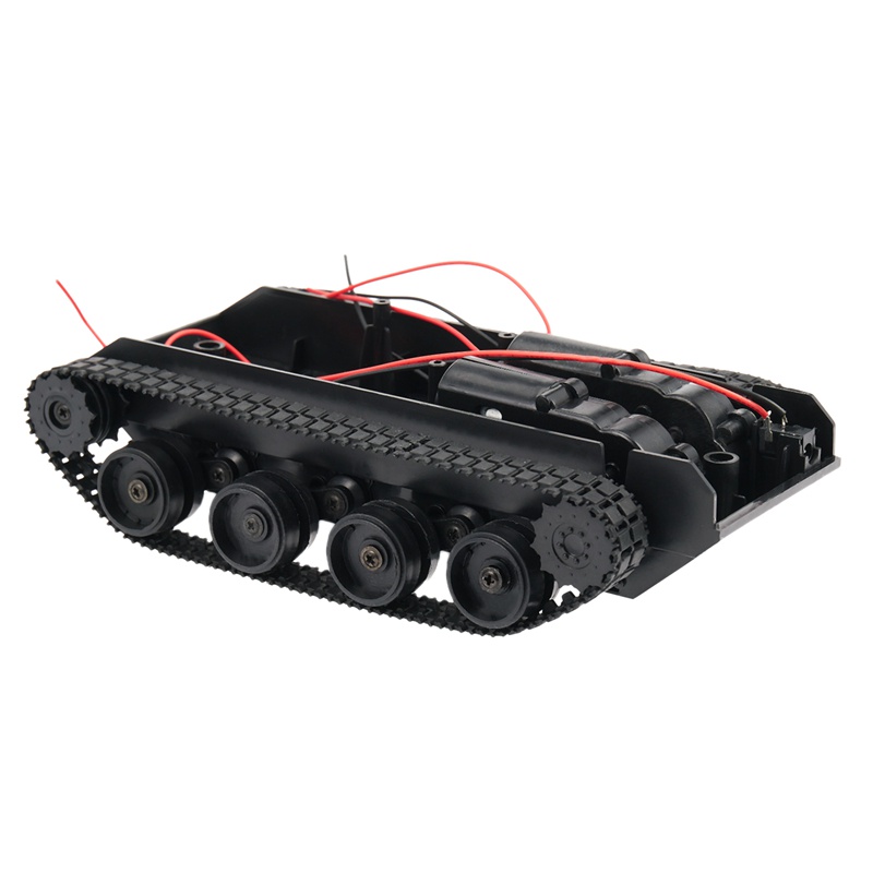 Rc Tank Smart Robot Tank Car Chassis Kit Rubber Track Crawler For ...