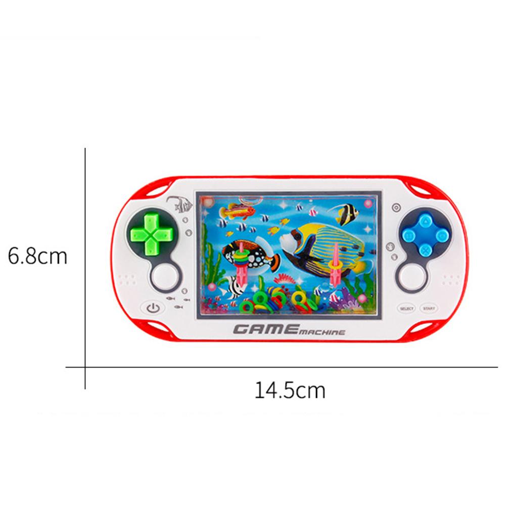คอนโซลเปลือกRetro Water Ring Game Machine Child Handheld Game Machine ...
