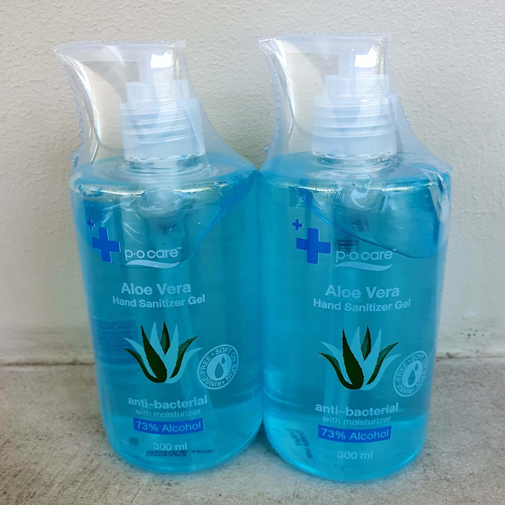 เจลล้างมือแอลกอฮอล์ PO care gel hand sanitizer 73% 300 ml | Shopee Thailand