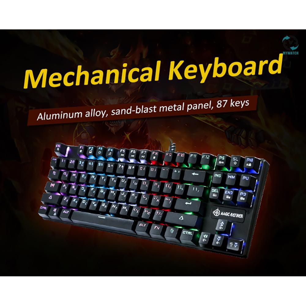 M Magic - Refiner 1506 แป้นพิมพ์เล่นเกมแบบใช้สาย Usb 87 คีย์สําหรับ ...
