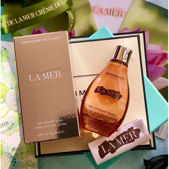 26# LAMER ลาแมร์โลชั่นสูตรออยล์ในน้ำ The Genaissance de la Mer The Infused Lotion ขนาด15ML ...