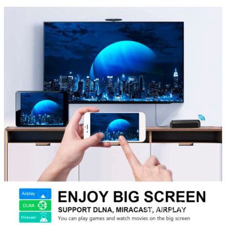 2021[100% Quality] LUMOS Projector Y8 Mini 6000 Lumens HD 1080P 4K WiFi ...