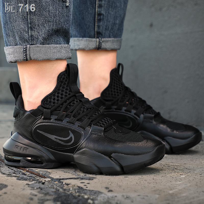 ๑ Nike รองเท้าผู้ชาย 2020 ใหม่ Air Max Cushion รองเท้าผ้าใบสีดำ Samurai ...