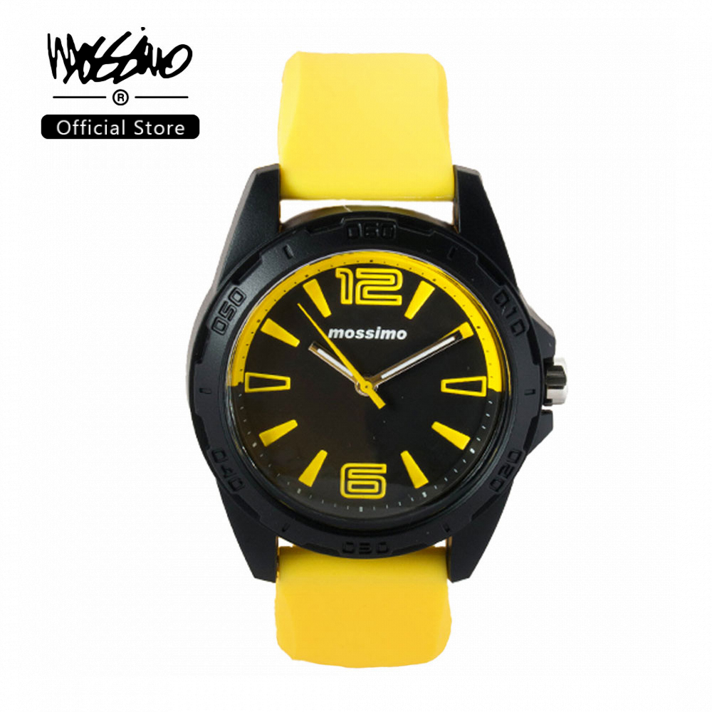 Mossimo The German Women Silicone Strap Analog Watch MS-1510G-YLW ...