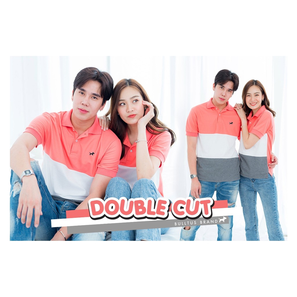 BULLTUS BRAND (ใส่โค้ด BLT9SEP ลดทันที 20) เสื้อโปโล Double Cut Collection (ชมพู) มี XXL ...