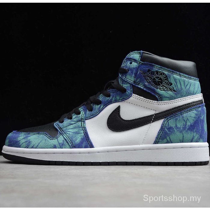 nike แอร์จอร์แดน 1 AJ1 หัวเข็มขัดเสียรีบาวน์สีดำและสีแดงผ้าไหมสีดำและสีแดงสีส้มสีดำรองเท้า ...