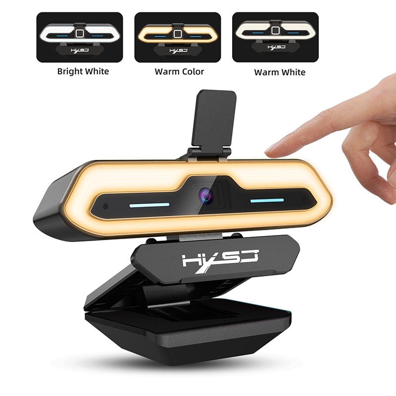 BSTIAYS Webcam Full HD 1080P 60FPS Auto Focus With Digital Microphones ...