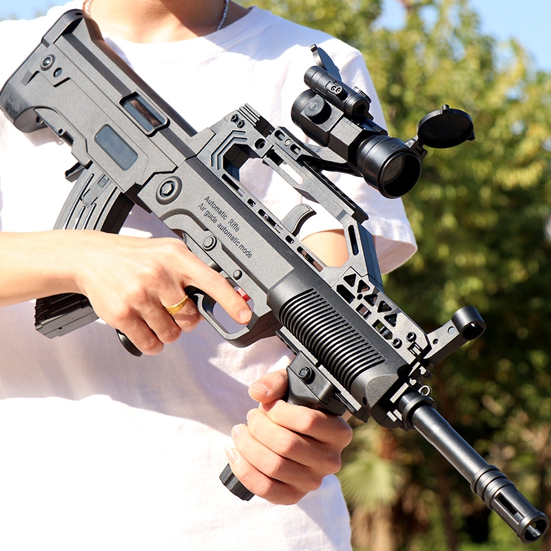 Hand-in-one น้ำระเบิด 95 ชนิดปืนไฟฟ้าระเบิด QBZ ปืนของเล่นเด็กสงบยอด awm กินไก่คว้าเด็กชาย ...