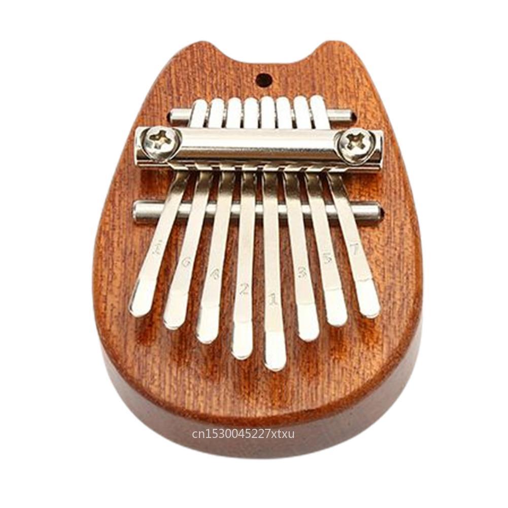 Mini Kalimba 8 Keys Cute Thumb Piano Finger Keyboard Musical Instrument ...