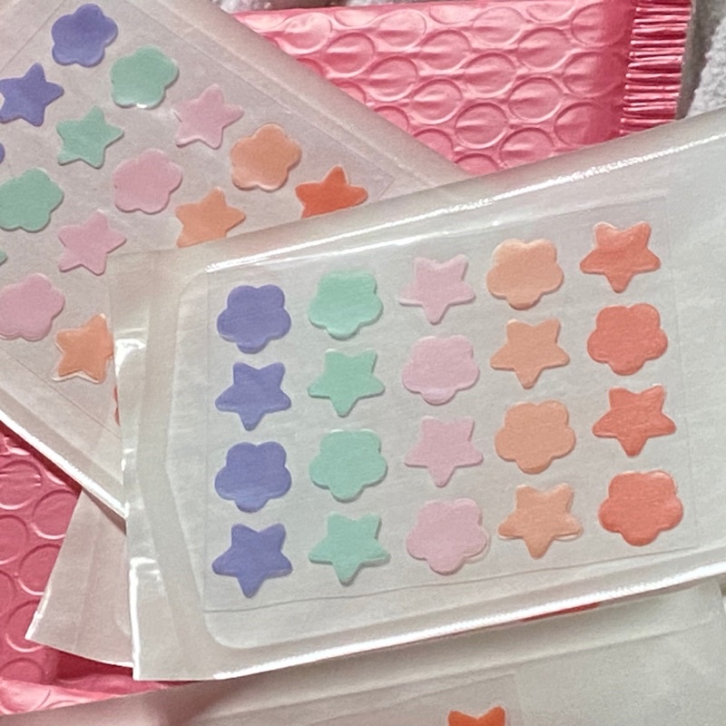Acne patch hydrocolloid เเผ่นเเปะสิว ลาย twin star flower - greatsunday ...