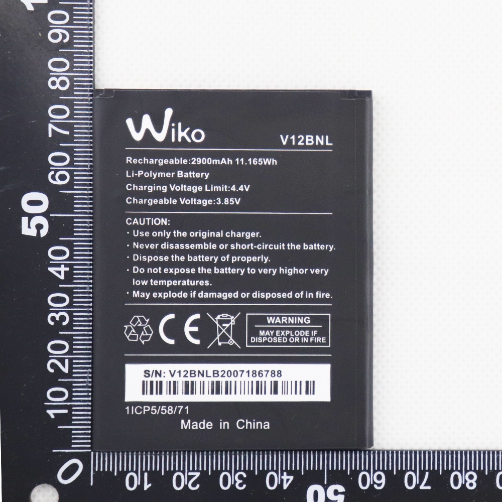 3.85V 2900mAh Battery For Wiko Harry 2 Harry2 V12BNL Mobile Phone ...