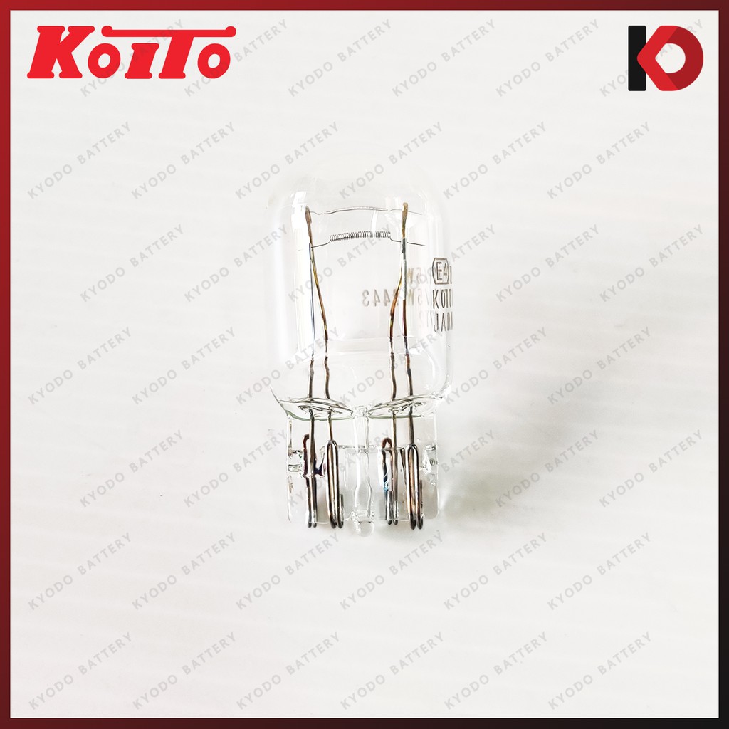 (10 ดวง/กล่อง) หลอดไฟ T20 12V 21/5W 2จุด(2ไส้) #1891 หลอดไฟเสียบ หลอดไฟท้าย หลอดไฟเบรค หลอดไฟถอย ...