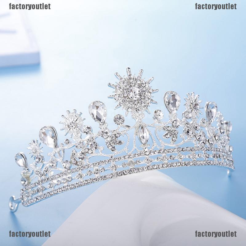 Fyth มงกุฎ ประดับเพชร โลหะผสม สไตล์บาร็อค อุปกรณ์เสริม สําหรับเจ้าสาว ...