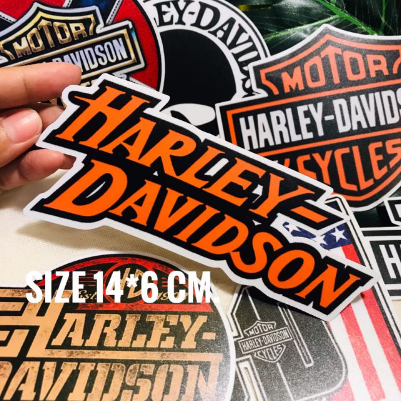 Stickers Harley Davidson ชุด Sat ไซส์ใหญ่ๆสติ๊กเกอร์PVC เคลือบด้านกัน ...