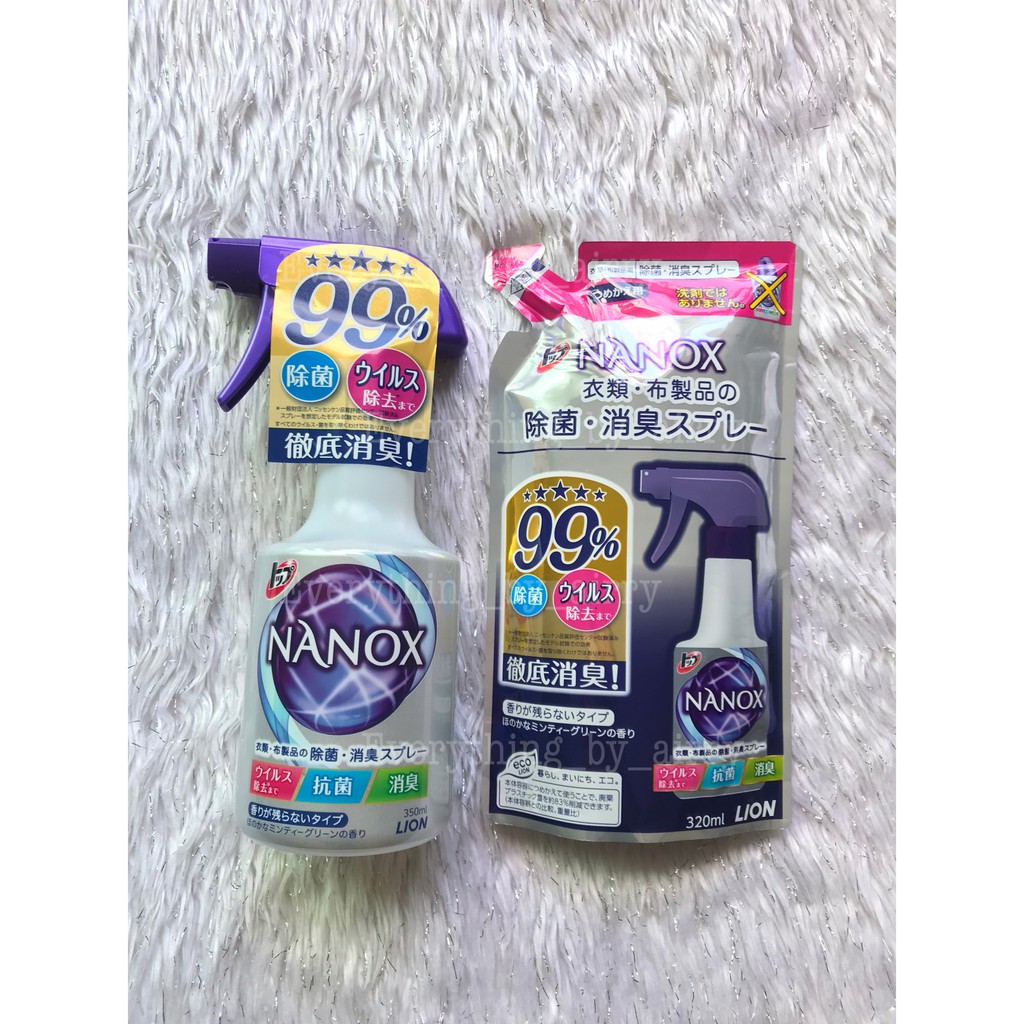Lion Top Nanox Spray Made in Japan สเปรย์ฆ่าเชื้อ 99 - airryhaha - ThaiPick