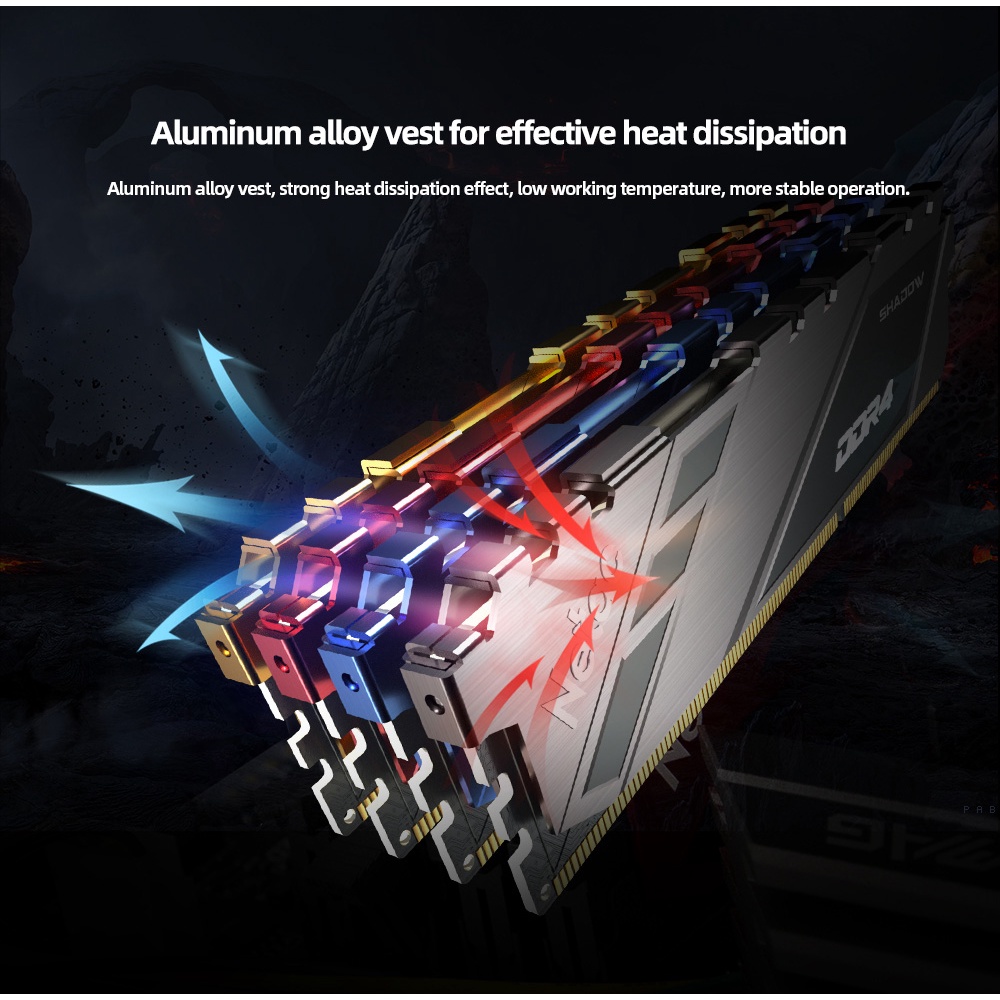 Netac Ram DDR4 Memoria Ram DDR4 16gb 8gb DDR4 3200mhz 2666mhz 3600mhz Memory Heatsink XMP for PC ...