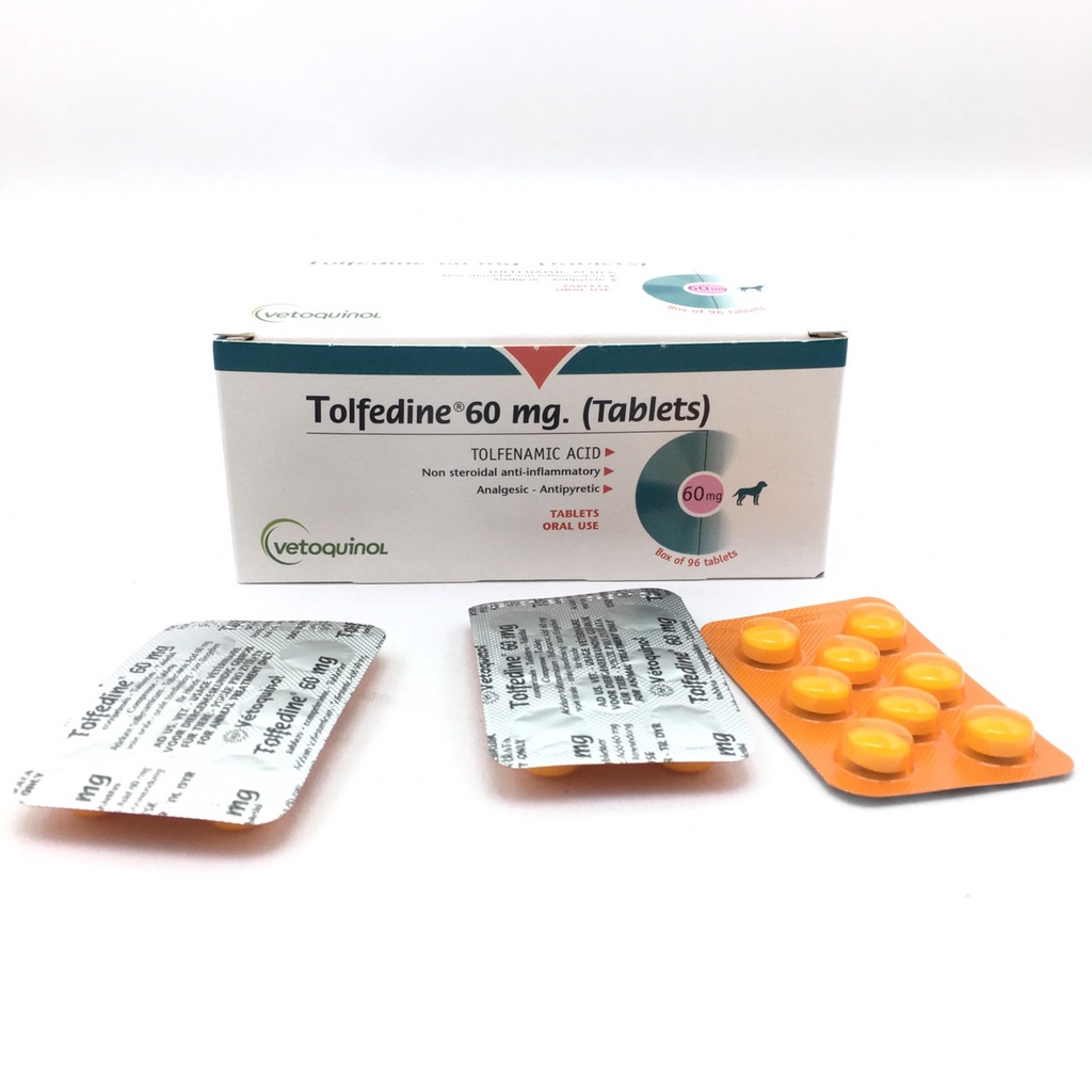 Tolfedine Tablets Tolfenamic Acid 60mg, 53% OFF