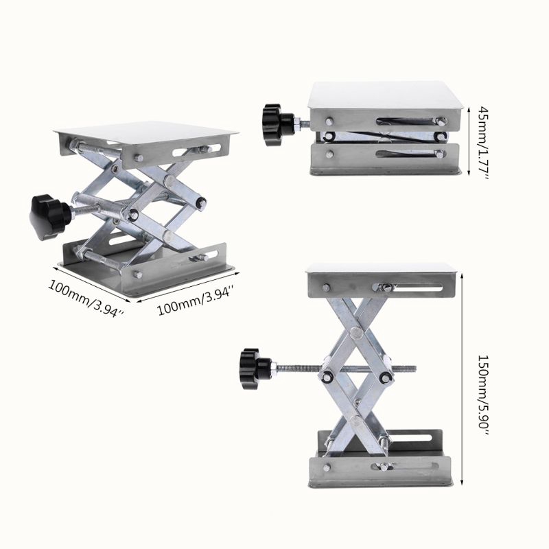 Lifting Platform Stand Bench Lifter Table Lab 100x100mm - treeling.th ...