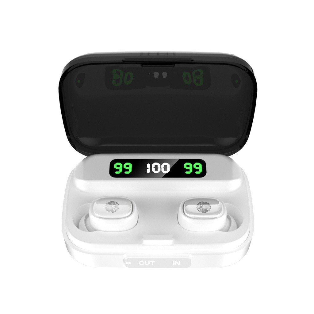 Tws หูฟังไร้สาย Bt 5 . 1 9 D Stereo พร้อมหน้าจอแสดงผล Led - uv09hfwpey ...