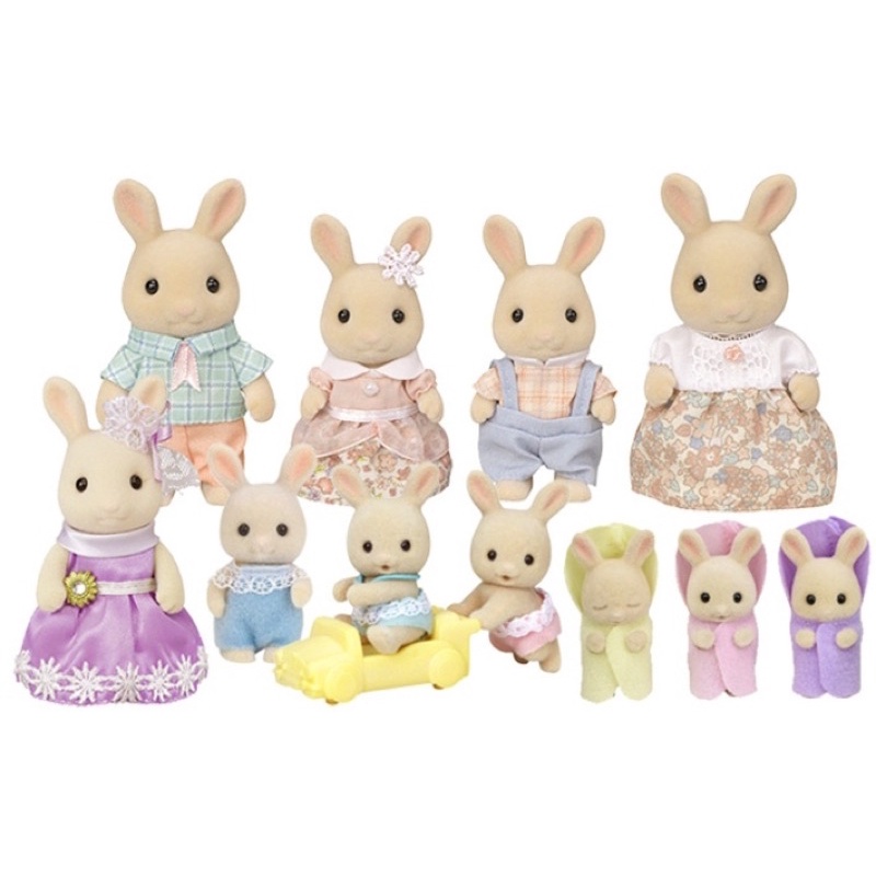 ตุ๊กตาครอบครัวกระต่ายมิลค์รุ่นใหม่ มิลค์แรบบิท ซิลวาเนียนแท้ Milk ...