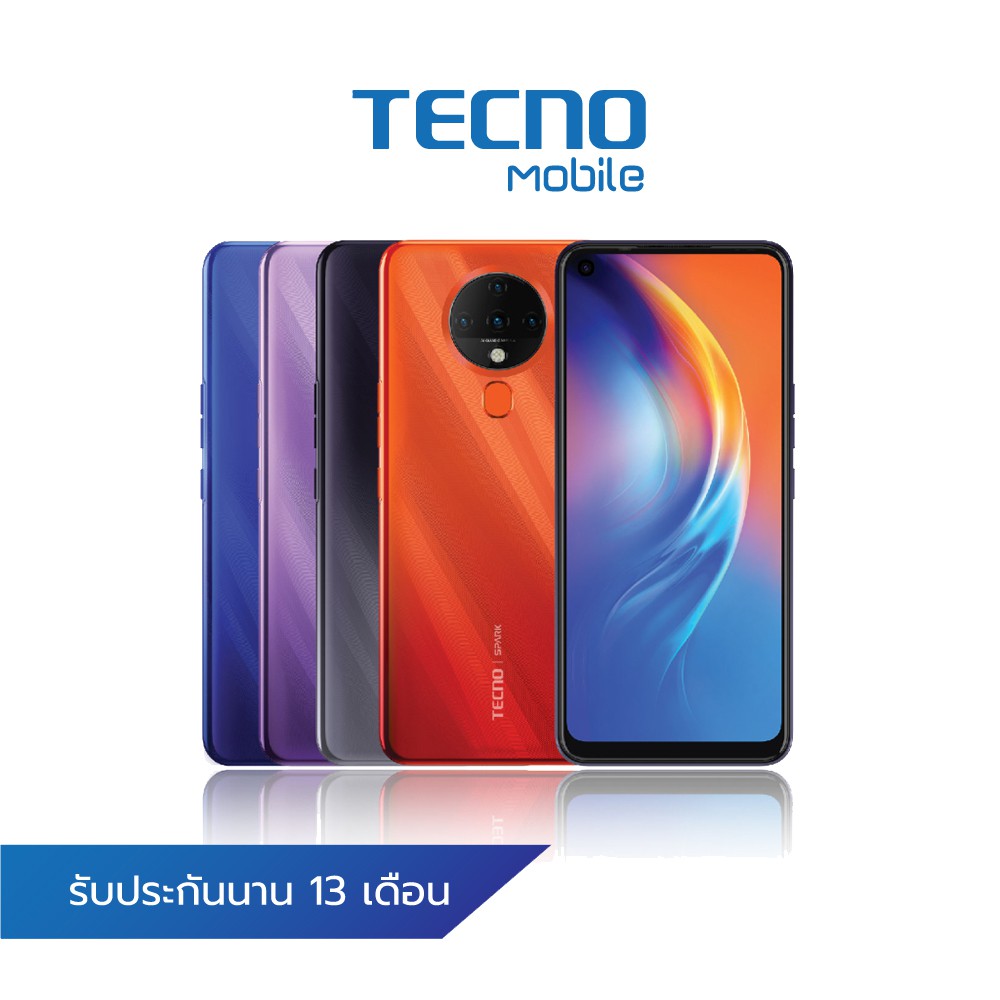 TECNO SMART PHONE Spark 6 6.8 นิ้ว Rom 64 GB Ram 4 GB โทรศัพท์ - tecno ...