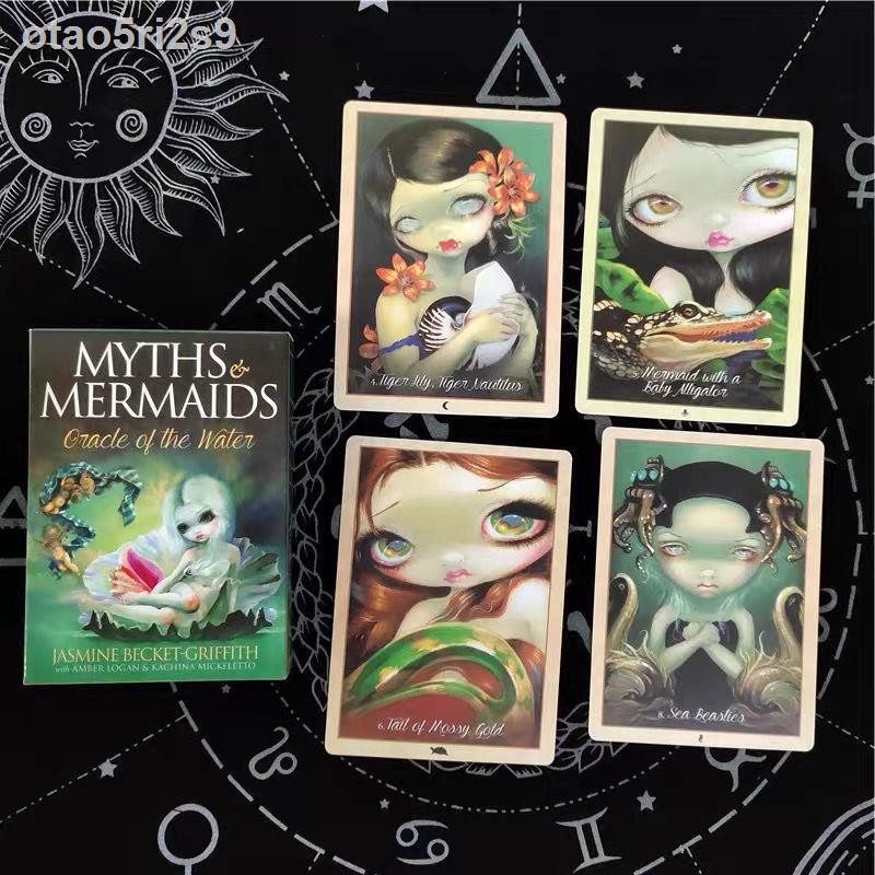 Water Myth and Mermaid Oracle Card พร้อมคำแปลภาษาจีนและการปรับแต่งภาษา ...