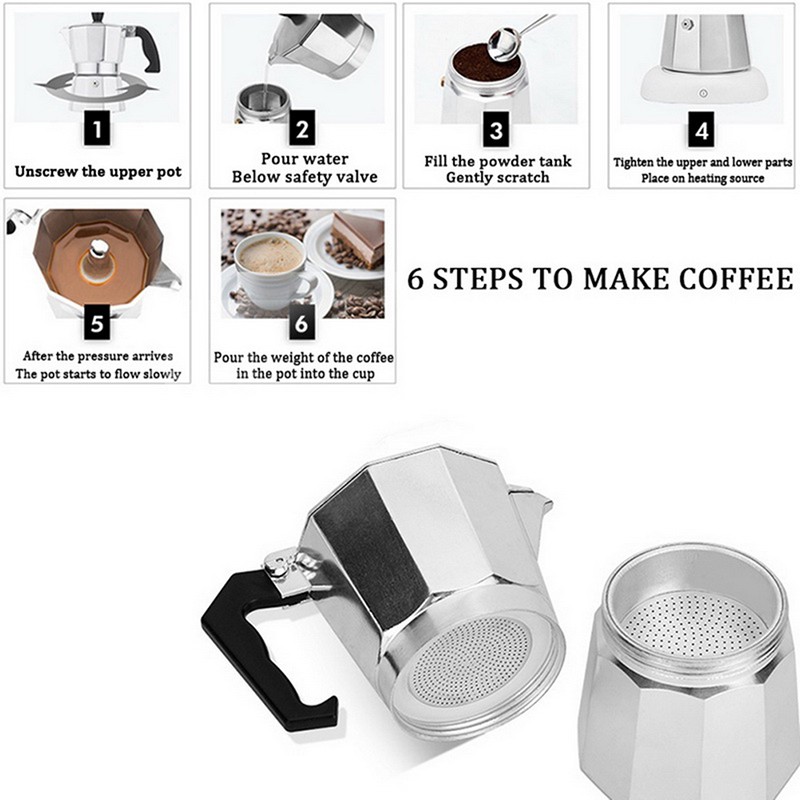 TC Coffee Moka Pot หม้อต้มกาแฟแรงดัน300ML - capster7835 - ThaiPick