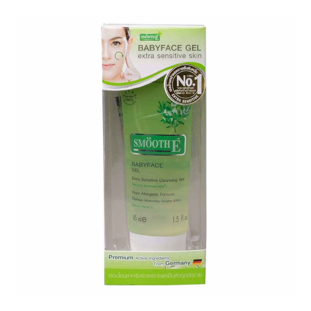 Smooth E Babyface Gel Extra Sensitive 1.5oz (45ml.) | Shopee Thailand