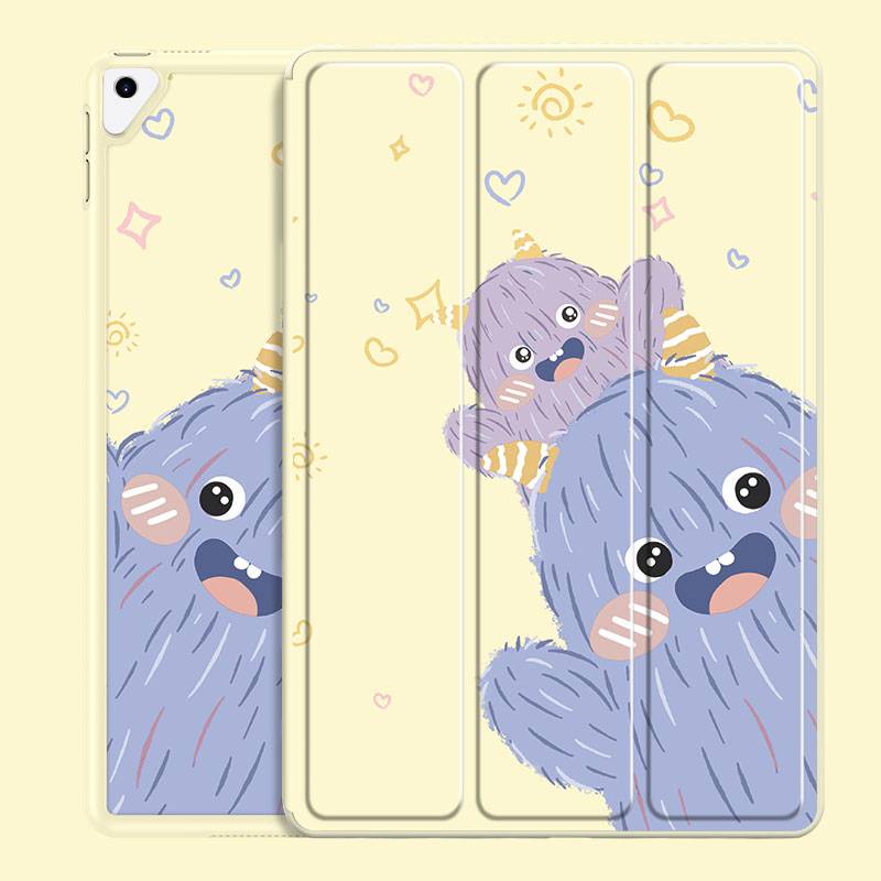 2021 New iPad Pro 11 Air 4 Case with Cute Cartoon Double-sided Printing ...