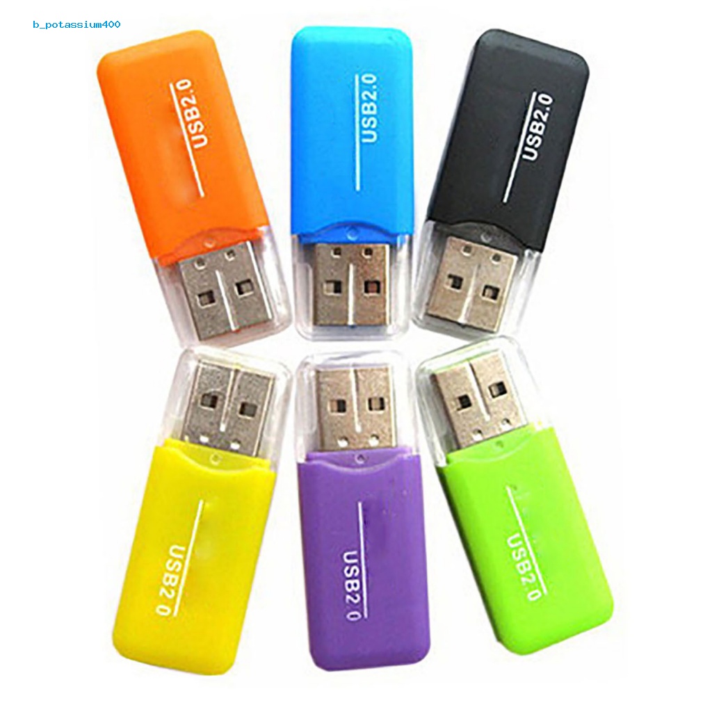 Pota Mini USB 2.0 TF Micro Security Digital Memory Card Reader Adapter ...